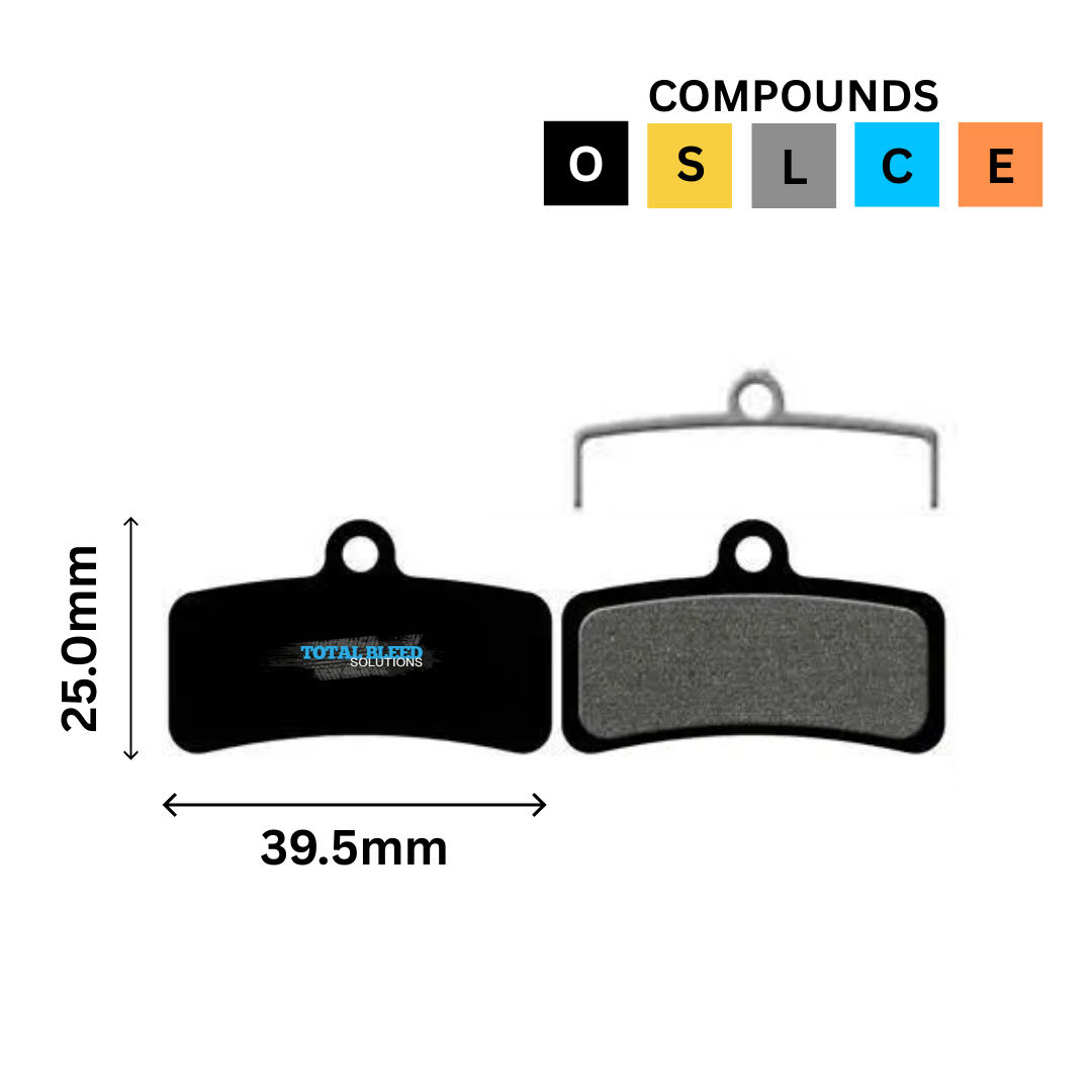 Clarks React 4 Sync 4E Disc Brake Pads by TBS – Total Bleed Solutions