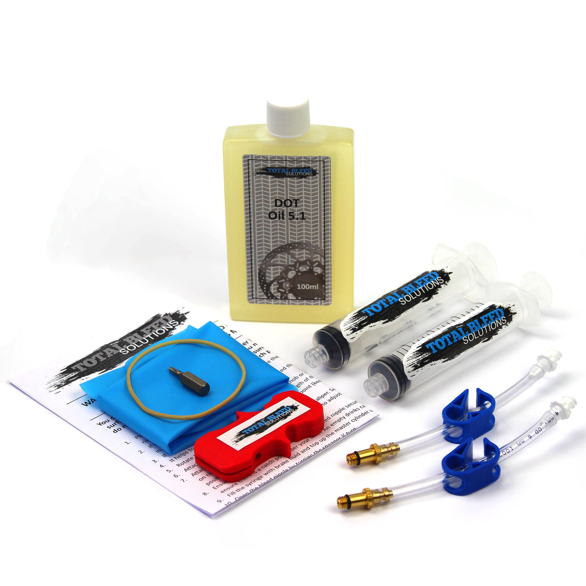 TBS Bleed Kit For Avid With Optional 100ml DOT Fluid – Total Bleed ...