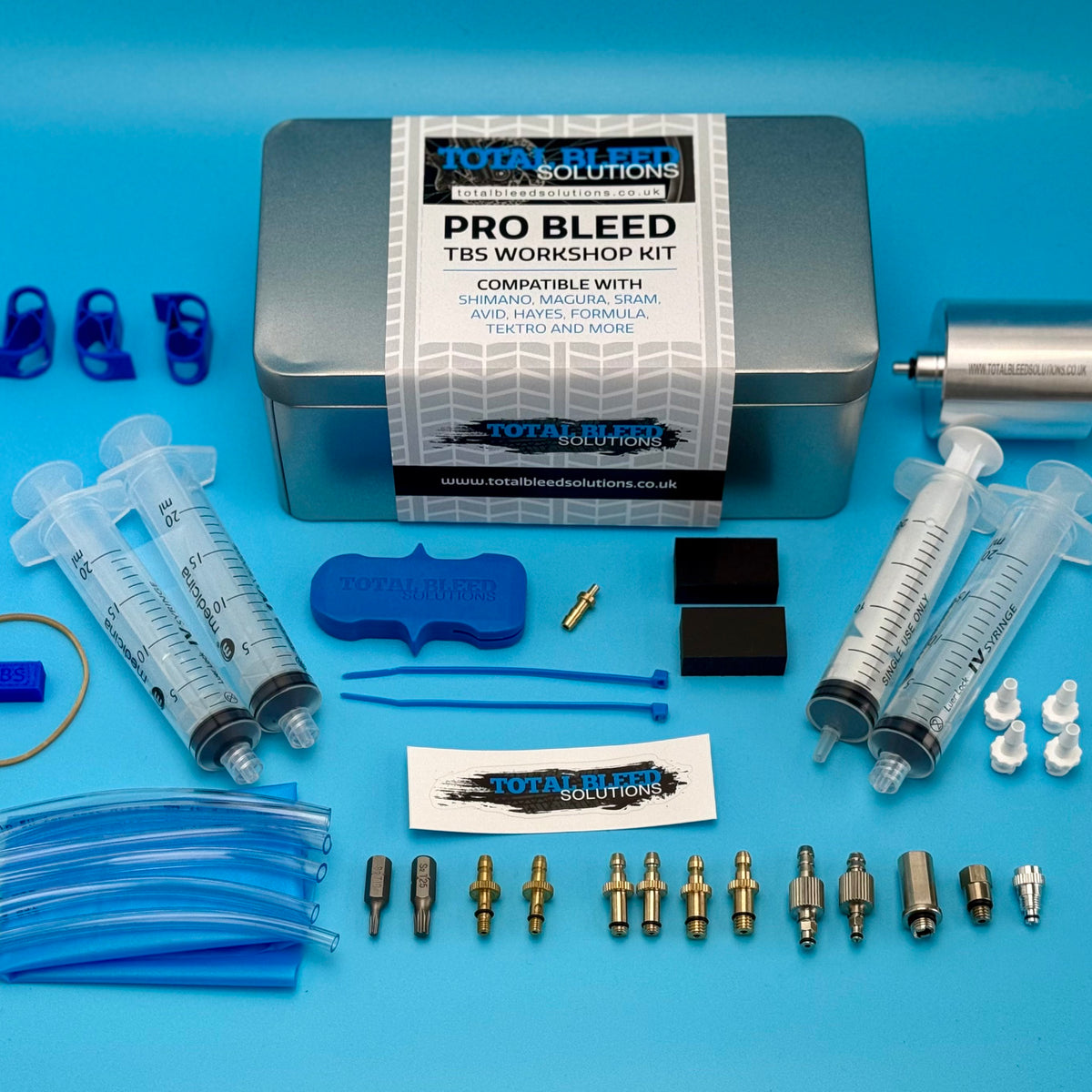 TBS Professional Workshop Hydraulic Brake Bleed Kit – Total Bleed Solutions
