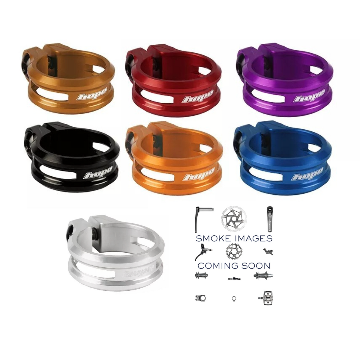 Hope Seat Post Clamp ST (Bolted) - CNC T6 Alloy - New Design Dropper C ...
